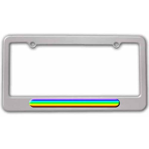 Rainbow - Gay Lesbian License Plate Frame - Walmart.com
