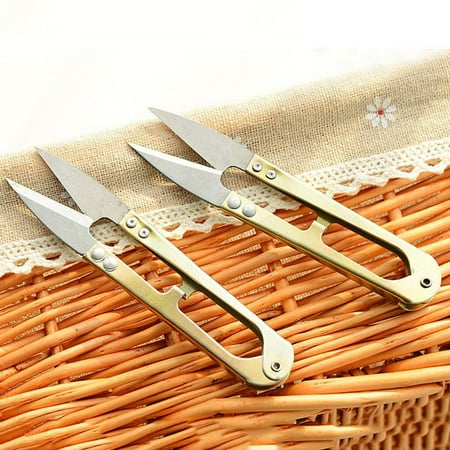 Thread Slicing Scissors Wear-resistant Retro Fashion Clipper with DIY ...