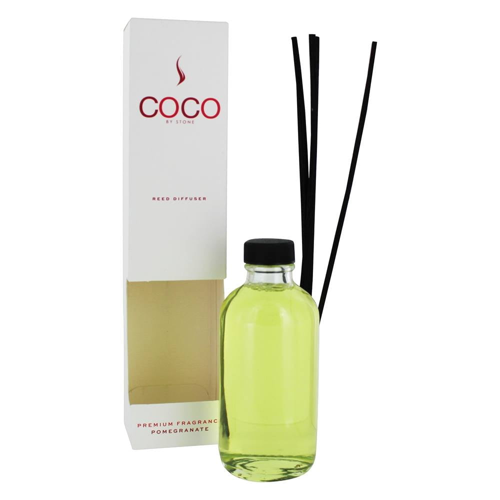 COCO BY STONE - Premium Fragrance Reed Diffuser Pomegranate - 4 oz ...