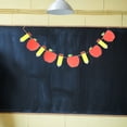 FRCOLOR Back to School Banner Party Decoration Multicolor Paper Garland ...