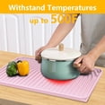 Drying Mat for Kitchen Counter , Dish Drying Rack Matt with Built in ...