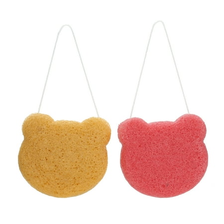 2PCS/Set Face Sponge Facial Puff Face Washing Sponge Facial Cleaning ...