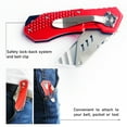 Canopus Folding Utility Knife, Heavy Duty Box Cutter, Aluminum Alloy ...