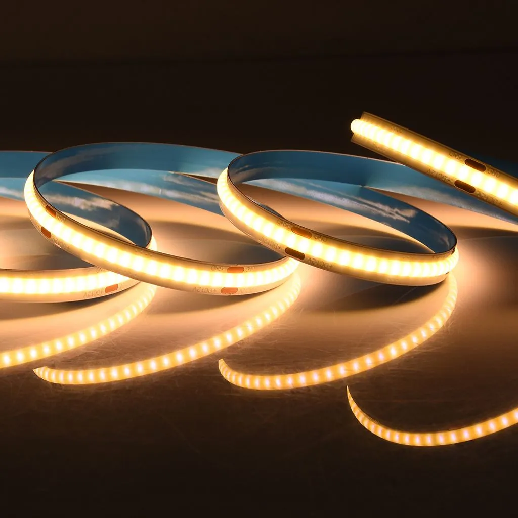 Cinta LED COB flexible y cortable para vitrinas y estanterías ...
