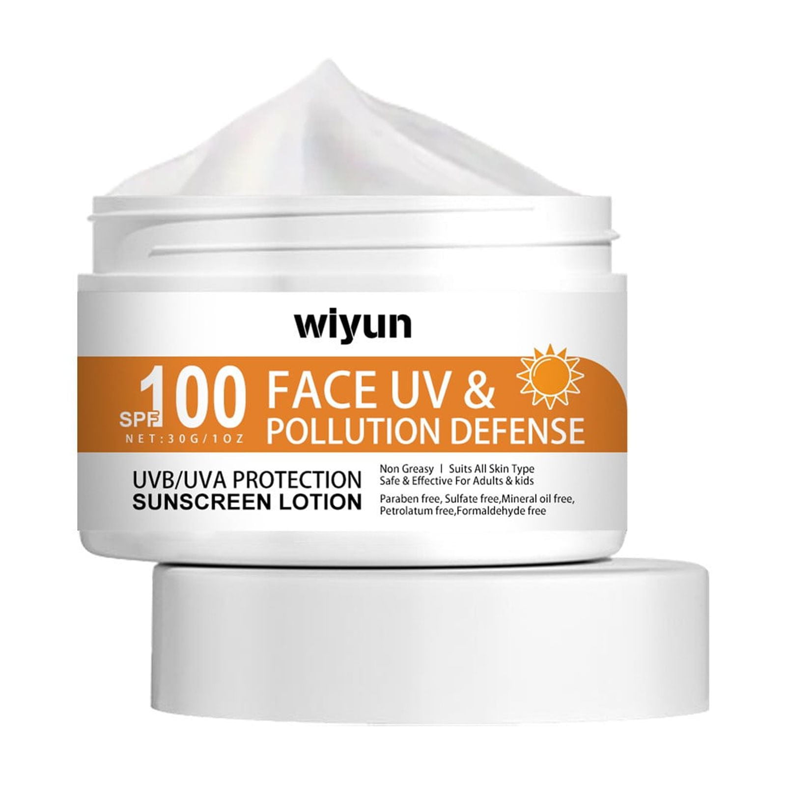 Sunscreen Lotion SPF100, Oil Free Sunscreen, Face Sun Lotion With ...