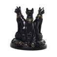 Axioma Cat Statue Glass Ball Stand Sphere Ball Holder Miniature Resin ...