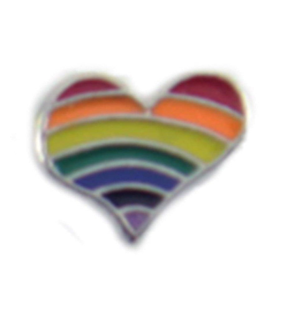 Floating (Rainbow Heart Charm) - Walmart.com