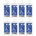 DEZEN Clear Plastic Car Handicap Placard Holder for Disabled Parking ...