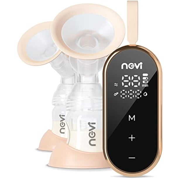 NCVI Doble extractor de leche eléctrico, extractor de leche portátil ...