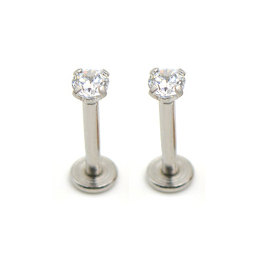 Lip Piercing Stud Diamond