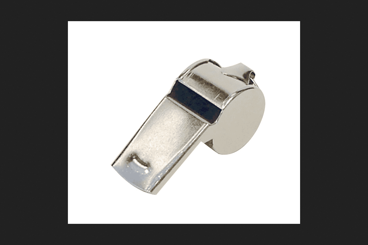 Hy-Ko Safety and Security Police Whistle Chrome 1 pk - Walmart.com
