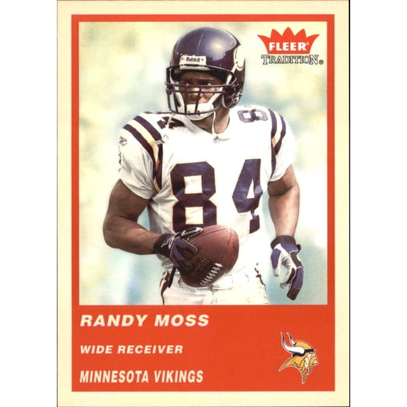 2004 Fleer Tradition #79 Randy Moss NFL Football Trading Card - Walmart.com