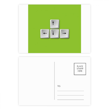 Cap Direction Guide Keyboard Postcard Set Birthday Mailing Thanks ...
