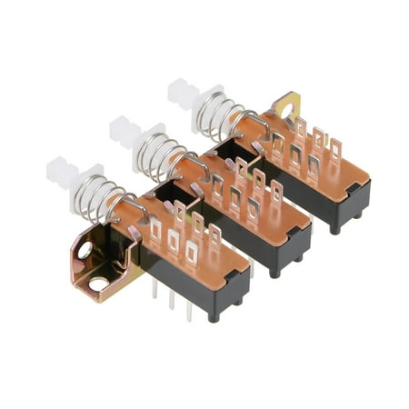 Interlock Push Button Switch Piano Type DPDT 6 Pin 3 Row | Walmart Canada