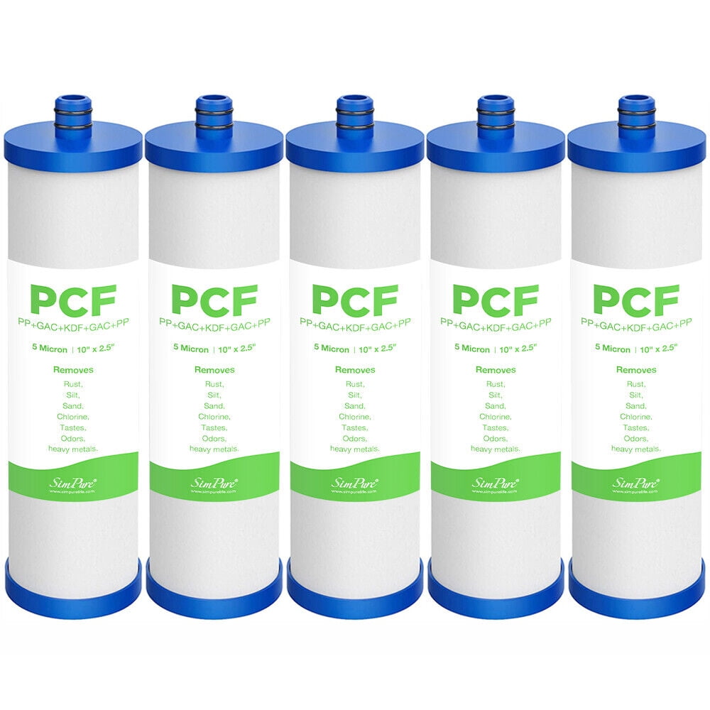 5 Pack SimPure V7 Water Filter Replacement for SimPure V7 20K Gallons ...