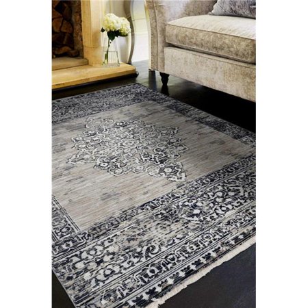 63" X 91" X 0.'5" Sand/Charcoal Polypropylene Rug | Walmart Canada