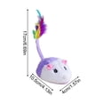 Cat Electric Mouse Toy, Self - Hi Interactive Cat Toy with Moving Tail ...