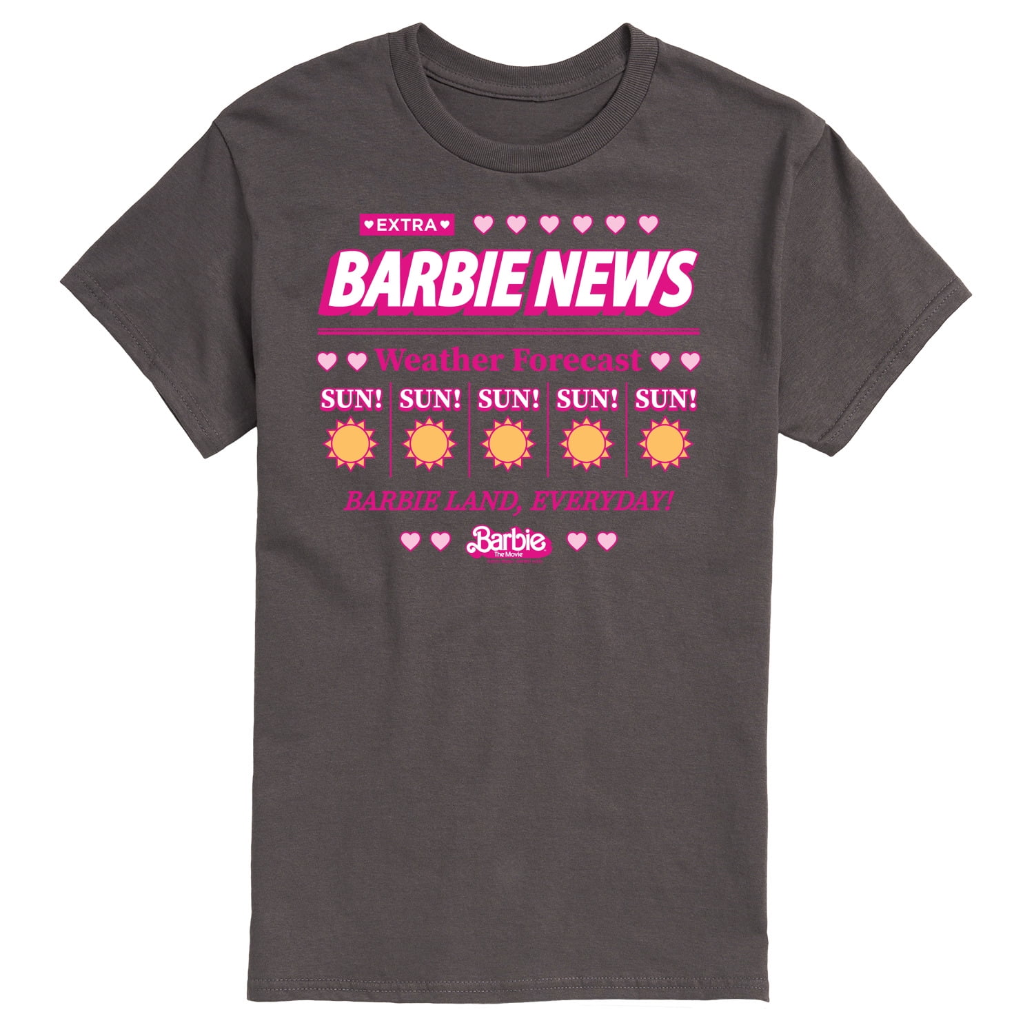 Barbie the Movie - Barbie Land New Weather Forecast - Sunny - Men's ...