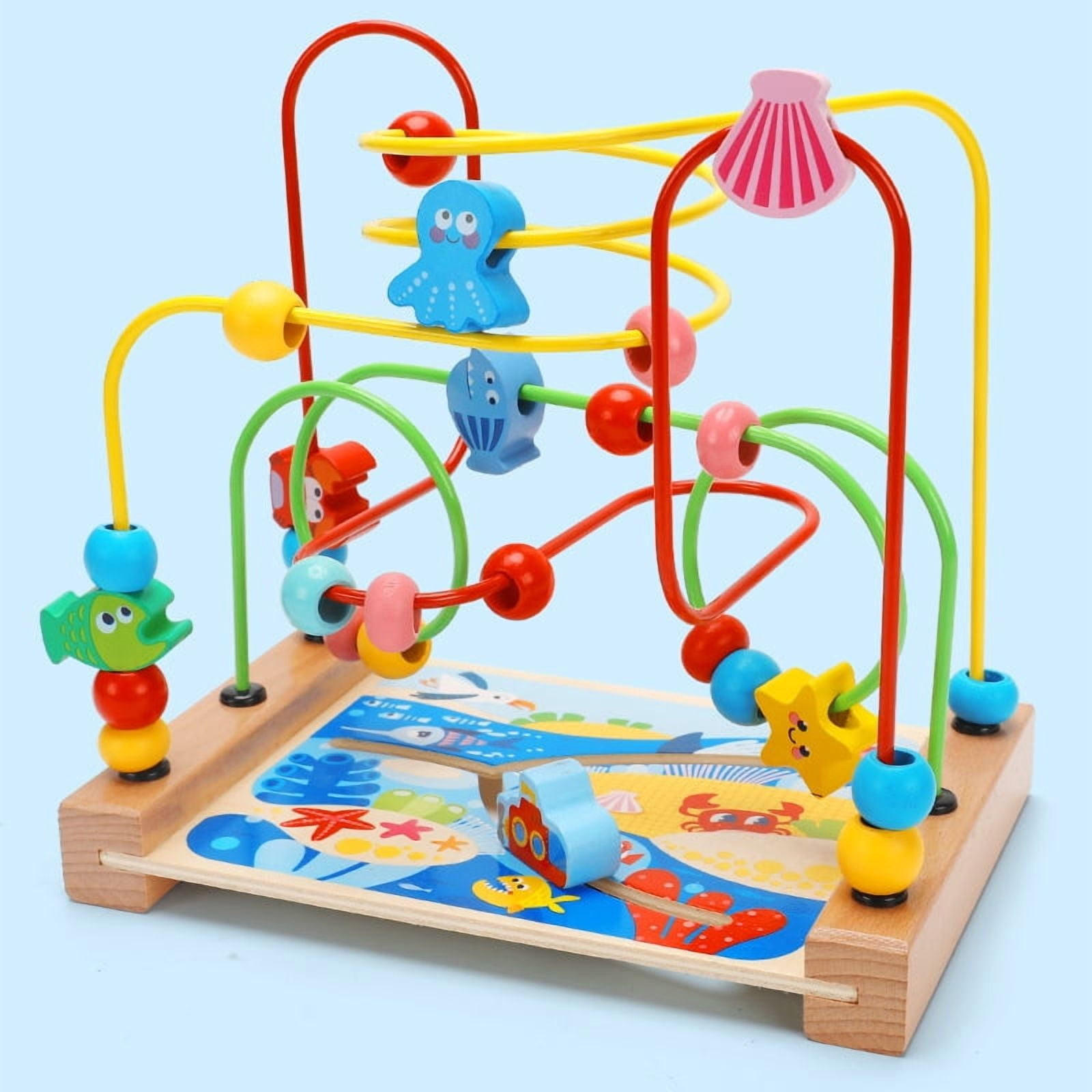 Click here for Unbranded Eco-Friendly Wooden Bead Maze Toy For To... prices