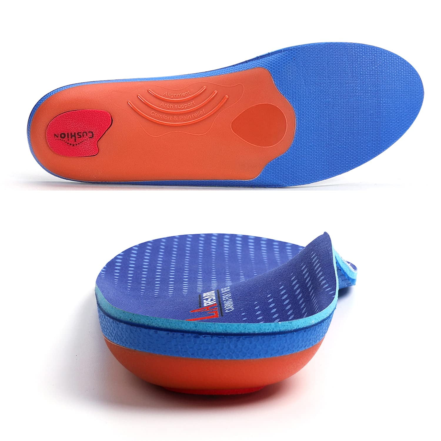 LARSARO High Arch Support Insoles for Women&Men Orthotics Insoles Heel ...