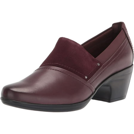 Clarks Womens Emily Step Loafer 7.5 Burgundy Leather | Walmart Canada
