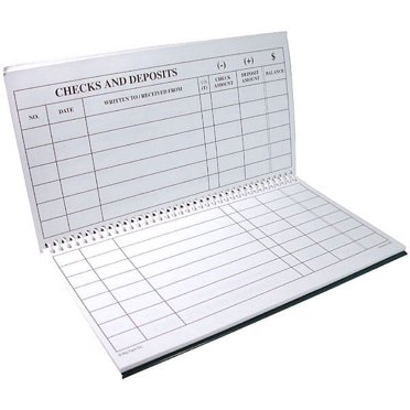 10 Pack Large Print Low Vision Checkbook Transaction Registers, Fits ...