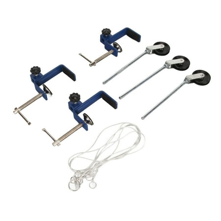Laboratory Table Clamp, Plastic Pulley Table Mounting Clamp Easy ...