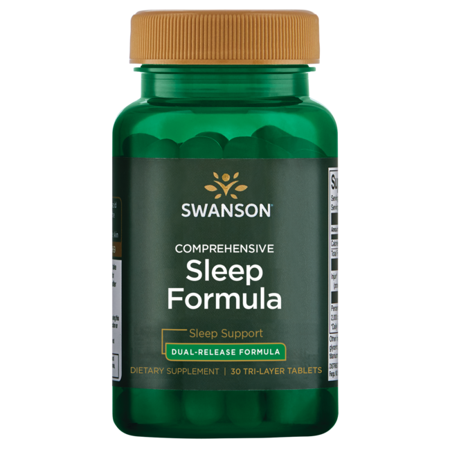 Swanson Comprehensive Sleep Formula 30 Tablets - Walmart.com