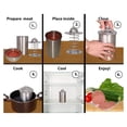 2pc Meat Press Mold for Deli Meats, Stainless Steel Ham Maker with ...