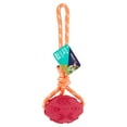 Vibrant Life Fetch Buddy Rubber Toy with Rope Dog Toys - Walmart.com