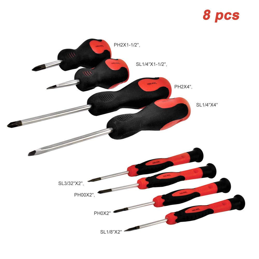 Flat Head Screwdriver Size Chart