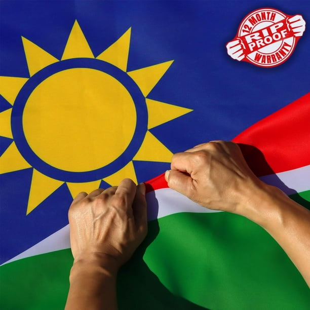 Anley Rip-Proof Double Sided 3-Ply Namibia Flag 3x5 Foot - The ...