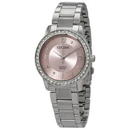 Citizen Eco-Drive Gold-Tone Ladies Watch, EM0682-74A with Silver Dial ...