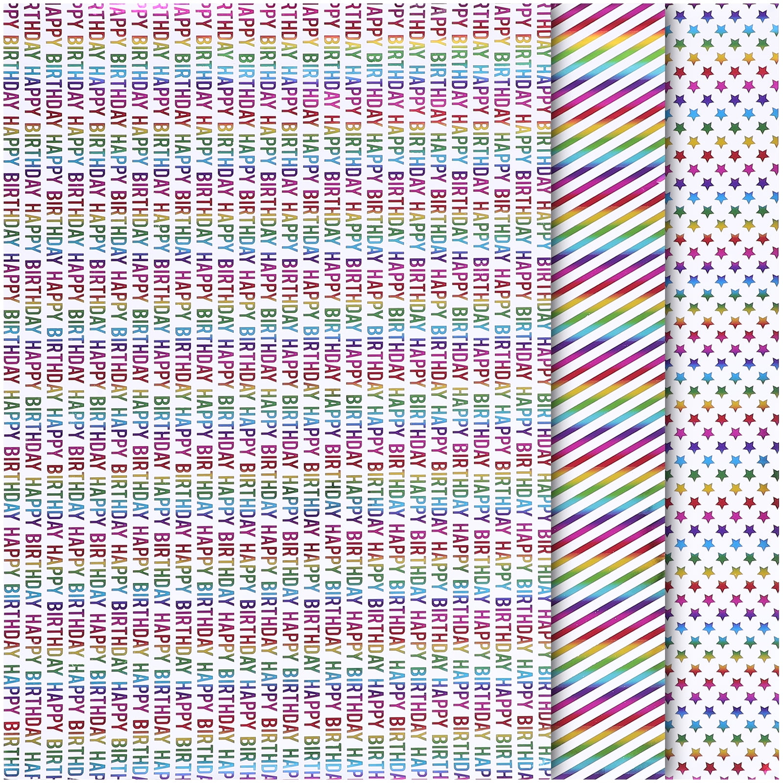 Click here for Eeaseca 3 Rolls Of Wrapping Paper Rolls Festival G... prices