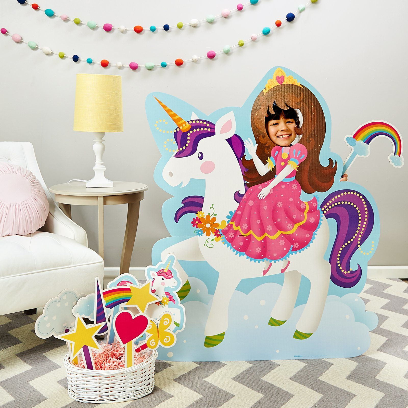 Unicorn Scene Setter Cardboard Stand Up 4ft Walmart unicorn-scene-setter-cardboard-stand-up-4ft-walmart