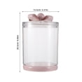 PAMINGONO Reusable Plastic Candy Jars With Lids Clear Containers For ...
