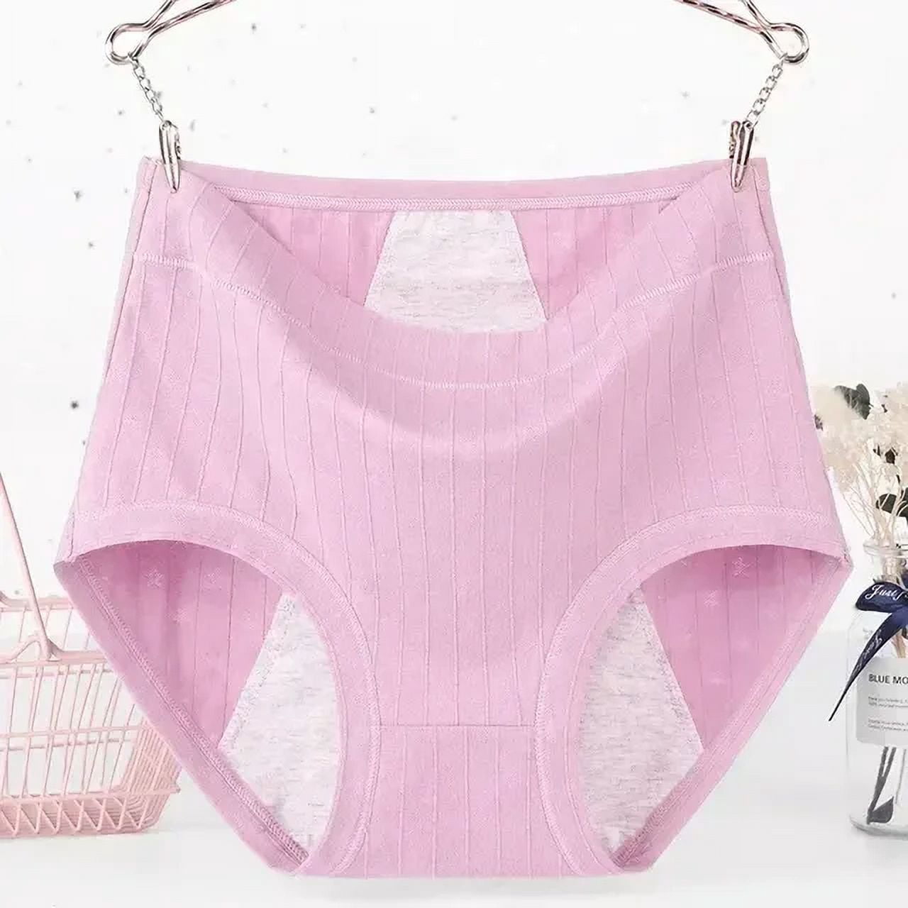 XL-6XL Briefs Menstrual Underpants Plus Size Cotton Panties for ...
