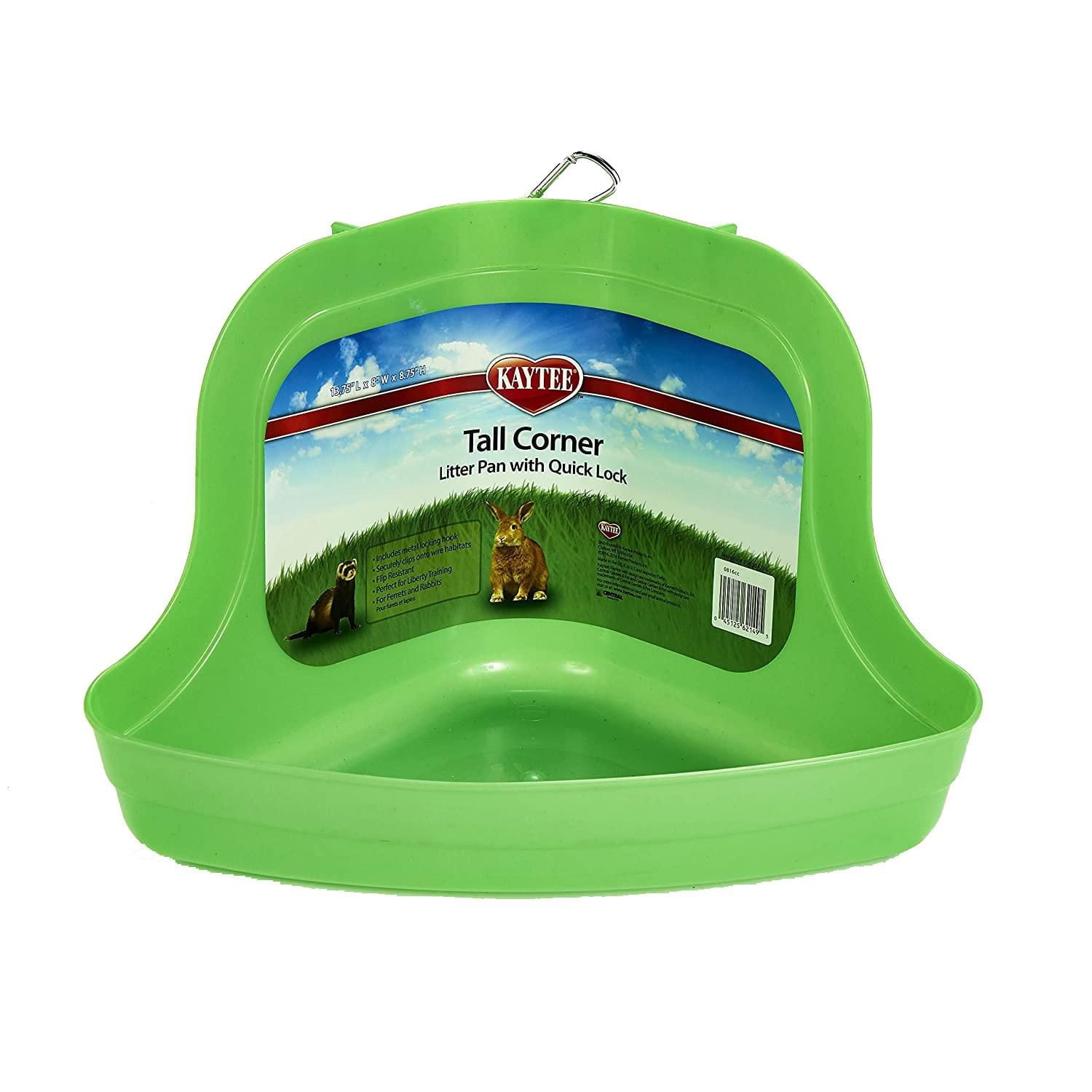 Click here for Kaytee Tall Corner Litter Pan With Quick Lock prices