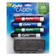 Expo Mountable Whiteboard Caddy with Set of 4 Chisel Markers/Eraser ...