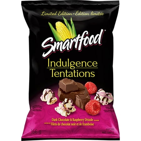 Smartfood Indulgence Dark Chocolate & Raspberry Drizzle Ready to Eat ...