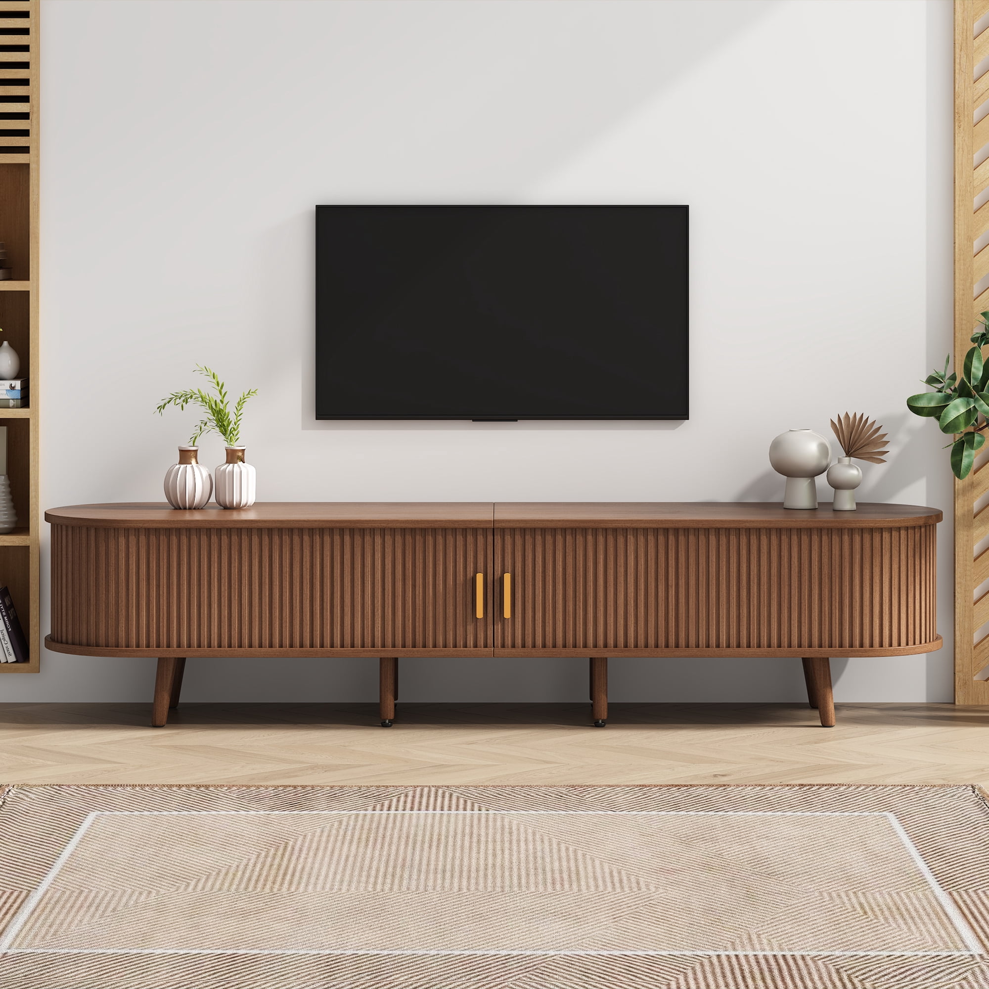 Click here for Canlux Tv Stand With 2 Drawer  2 Sliding Doors  Ov... prices