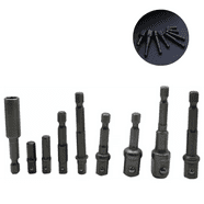 Uxcell T30 Torx Bit Socket, 1/2" Square Drive 4" Length with Hex Shank Power Drill Adapter ...