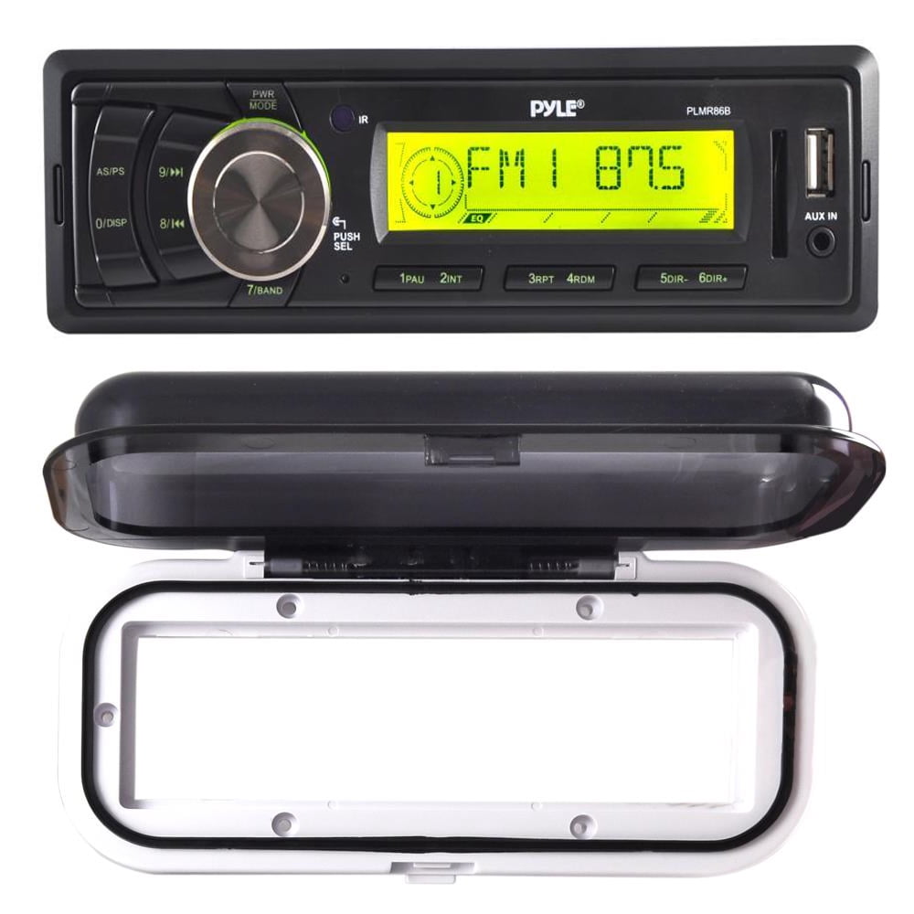White Water Resistant Radio ShieldStereo Radio Headunit Receiver, Aux ...