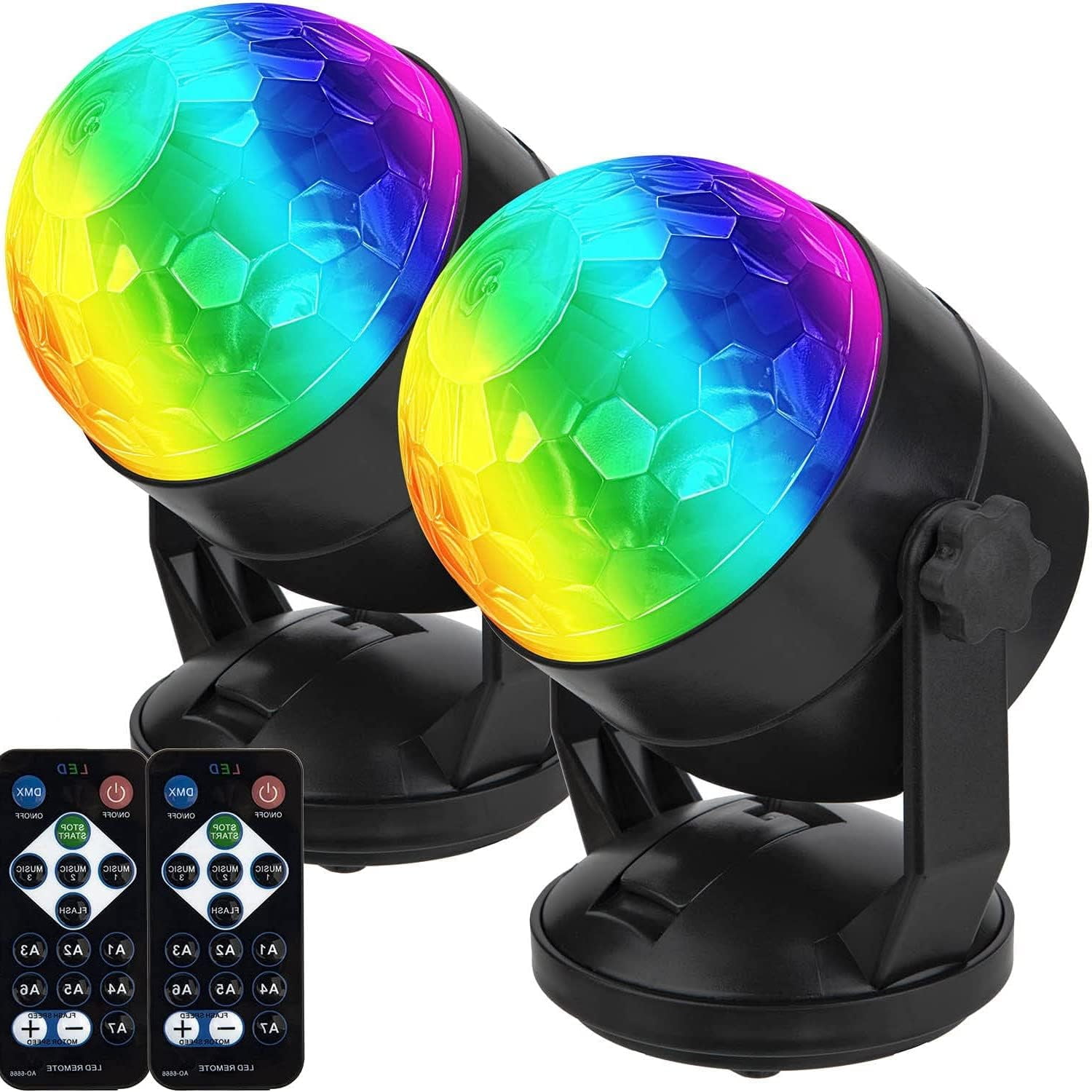 LINLIN Party Lights USB Portable RGB Disco Ball Light Dj Lighting ...