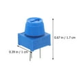 Shuliwen 10k Ohm Trim Pot Variable Resistor Breadboard Assortment Blue