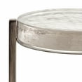 Kate and Laurel Aguilar Modern Drink Table, 9 x 9 x 23, Gray Gunmetal ...