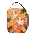 Ducks Lunch Box, Creative Duck Illustration Insulated Carrier, Reusable ...