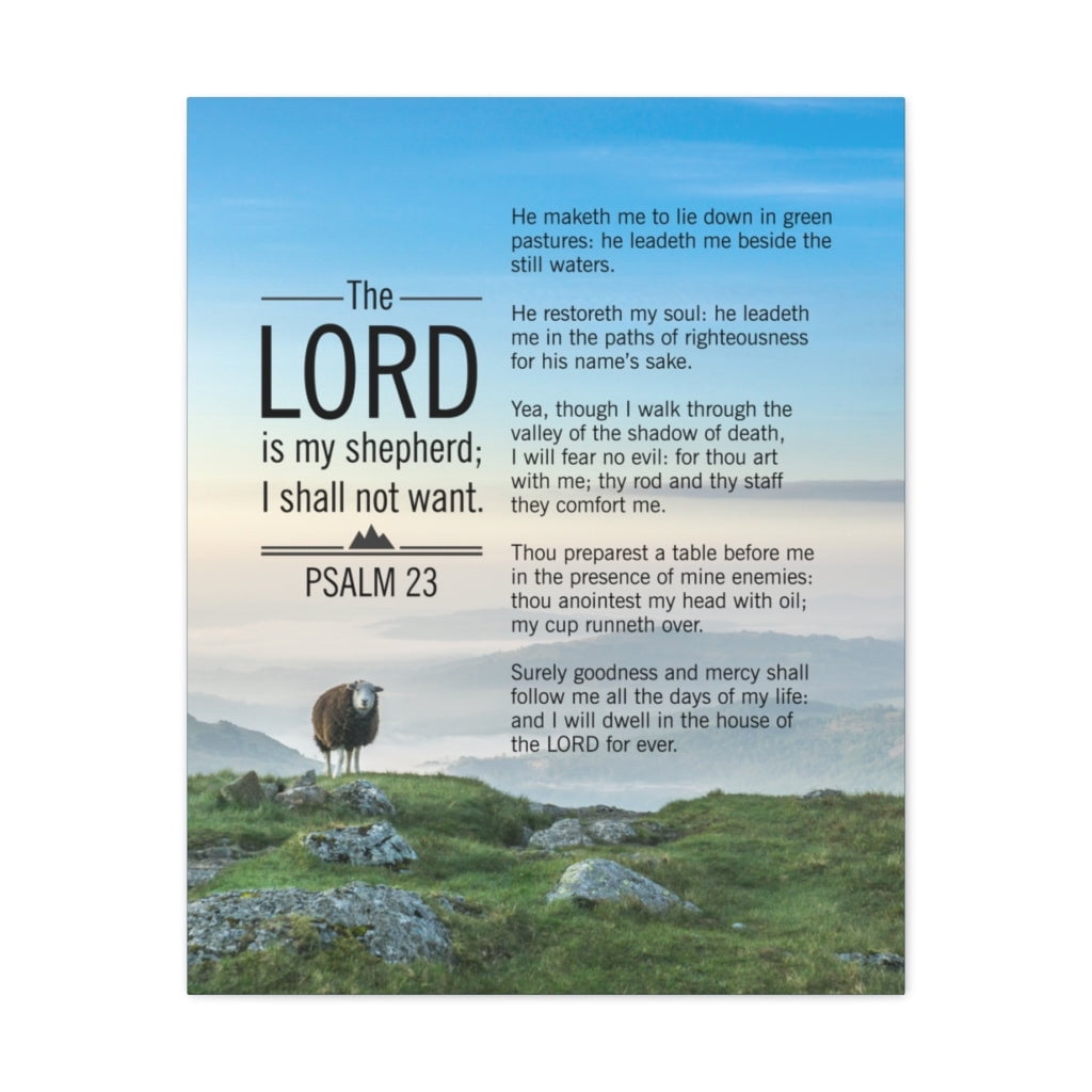 The Lord Is My Shepherd Psalm 23