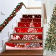 3D Christmas Tree Stair Stickers Decals Removable Stair Risers ...