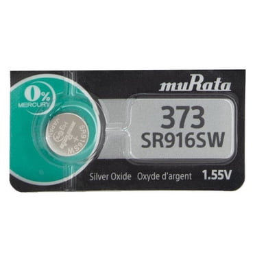 Murata 371 SR920SW Battery 1.55V Silver Oxide Watch Button Cell ...